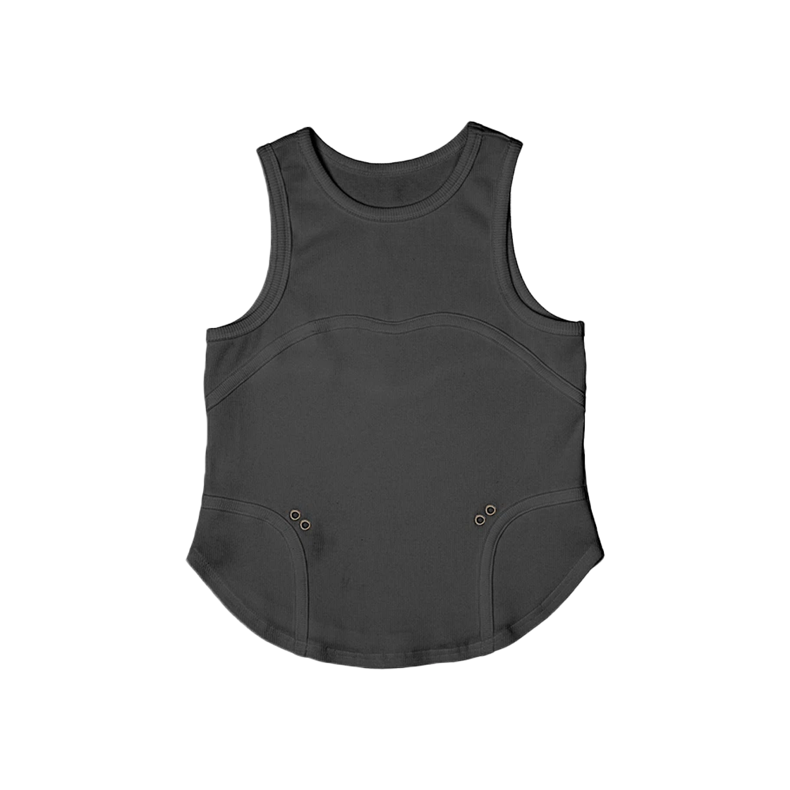 데어드 3D 라인 슬리브리스 차콜 | DARED | KREAM