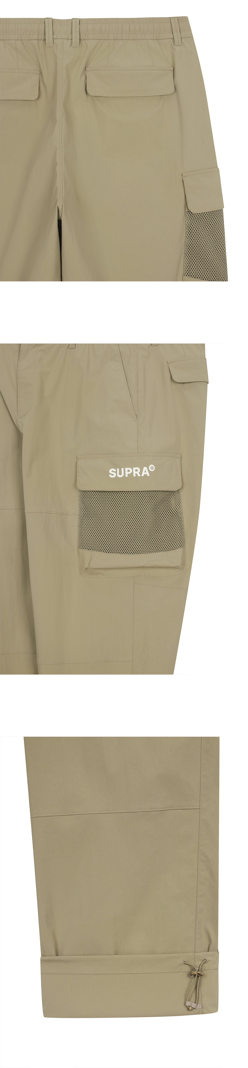 수프라 메쉬 포켓 카고 와이드 팬츠 | Supra | KREAM