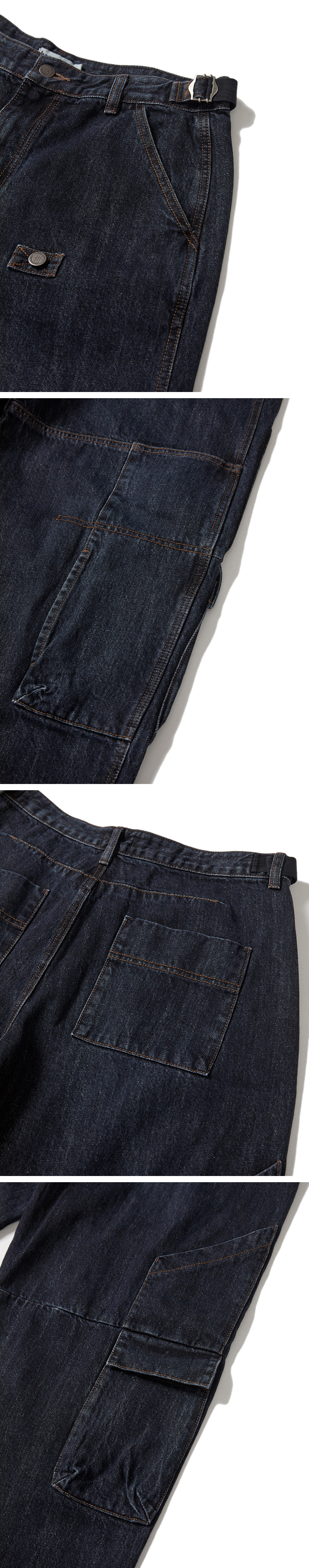 카락터 카고 데님 워크 팬츠 딥 인디고 | Karactor | KREAM