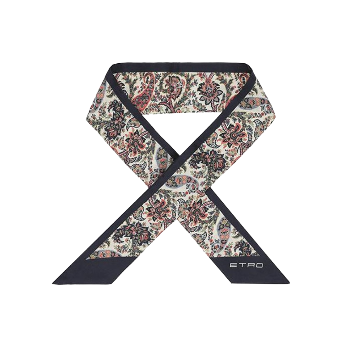 (W) 에트로 플로럴 페이즐리 프린트 트윌리 실크 스카프 멀티컬러 | Etro | KREAM