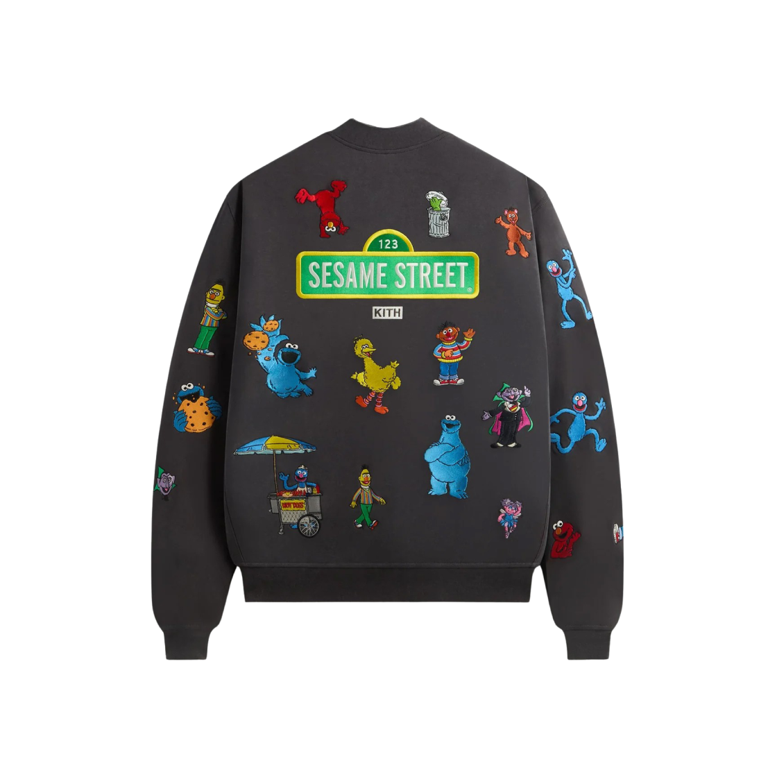 키스 x 세서미 스트리트 마빈 봄버 자켓 헤마타이트 | Kith | KREAM