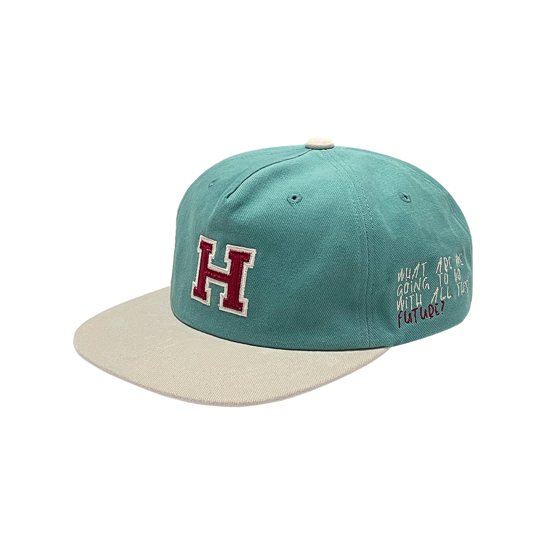 휴이 H 패치 투톤 캡 민트 | Huey | KREAM