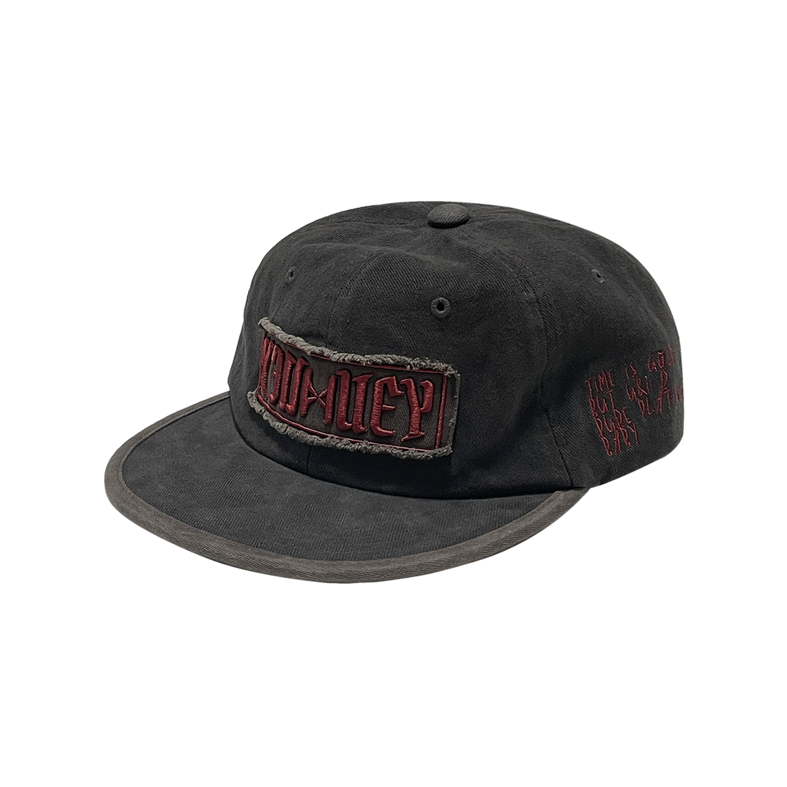 휴이 OG 로고 빈티지 워싱 캡 차콜 | Huey | KREAM