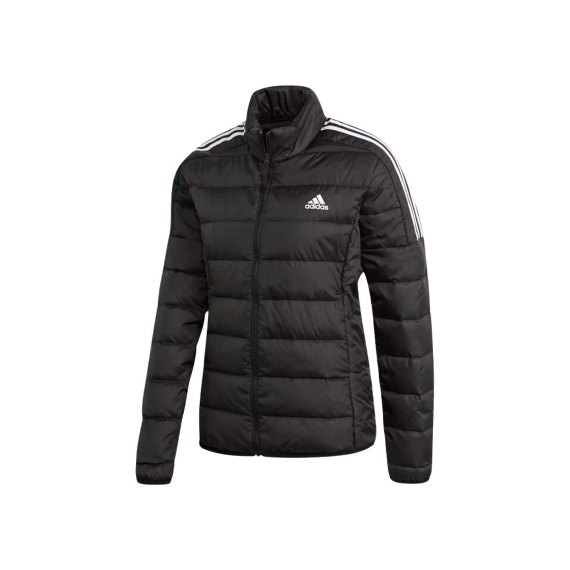 (W) 아디다스 에센셜 다운 자켓 블랙 - US 사이즈 | Adidas | KREAM