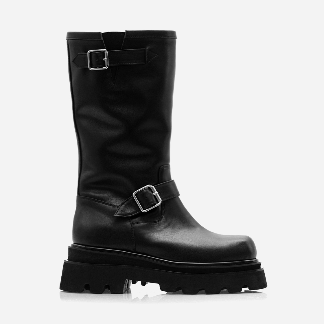 러프넥 545 밀라 엔지니어 부츠 블랙 | Roughneck | KREAM