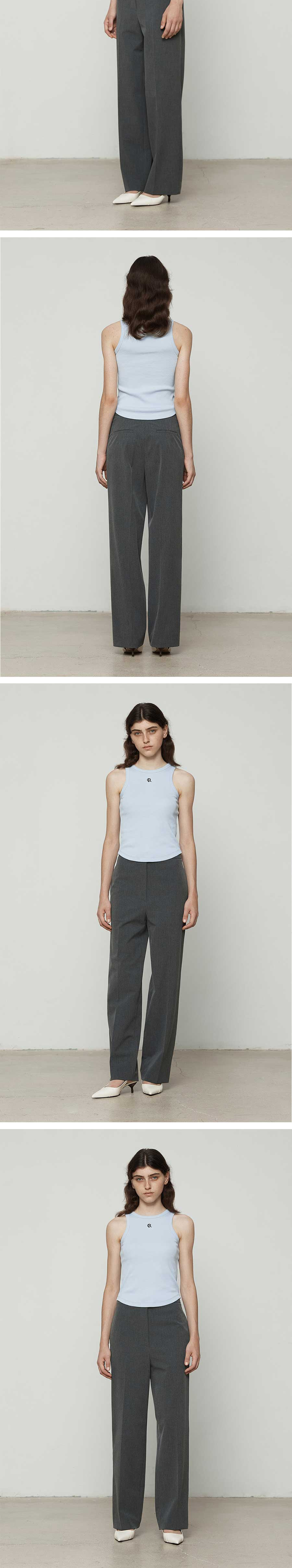 커렌트 릴렉스핏 슬랙스 딥그레이 | CURRENT | KREAM