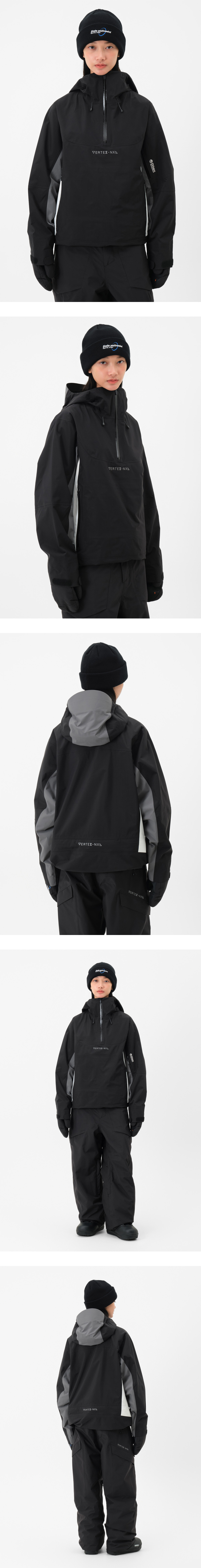 디미토 버텍스 3레이어 풀오버 자켓 블랙 | Dimito | KREAM