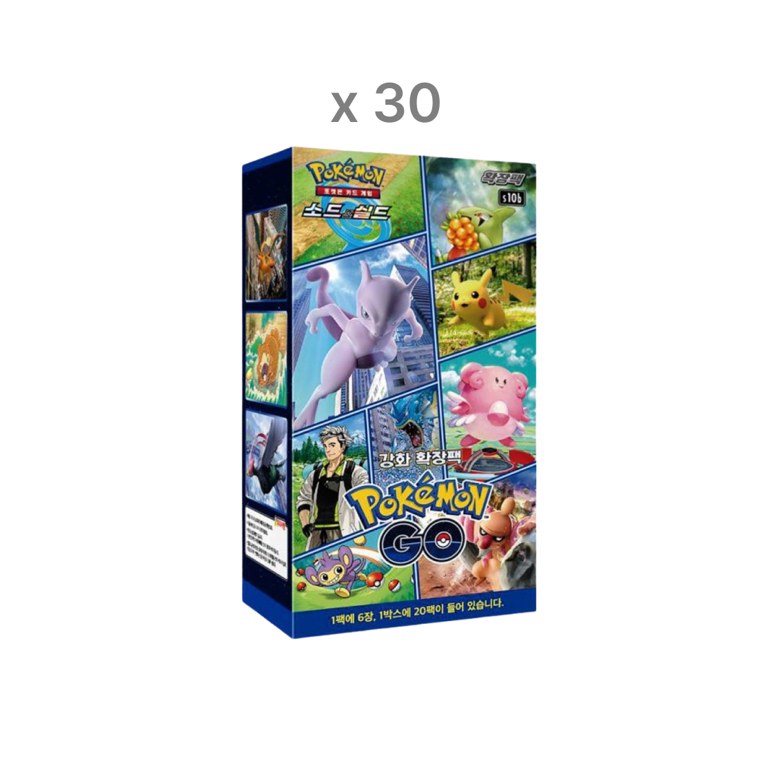 포켓몬 카드 게임 소드&실드 강화 확장팩 포켓몬 고 30박스 (총 600팩) | Pokemon | KREAM