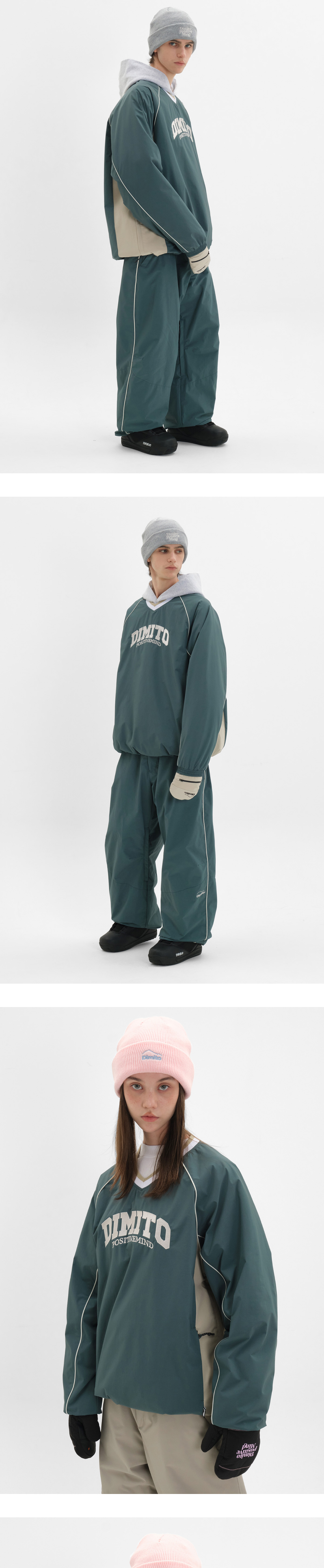 디미토 팀 엔와이 풀오버 틸그린 | Dimito | KREAM