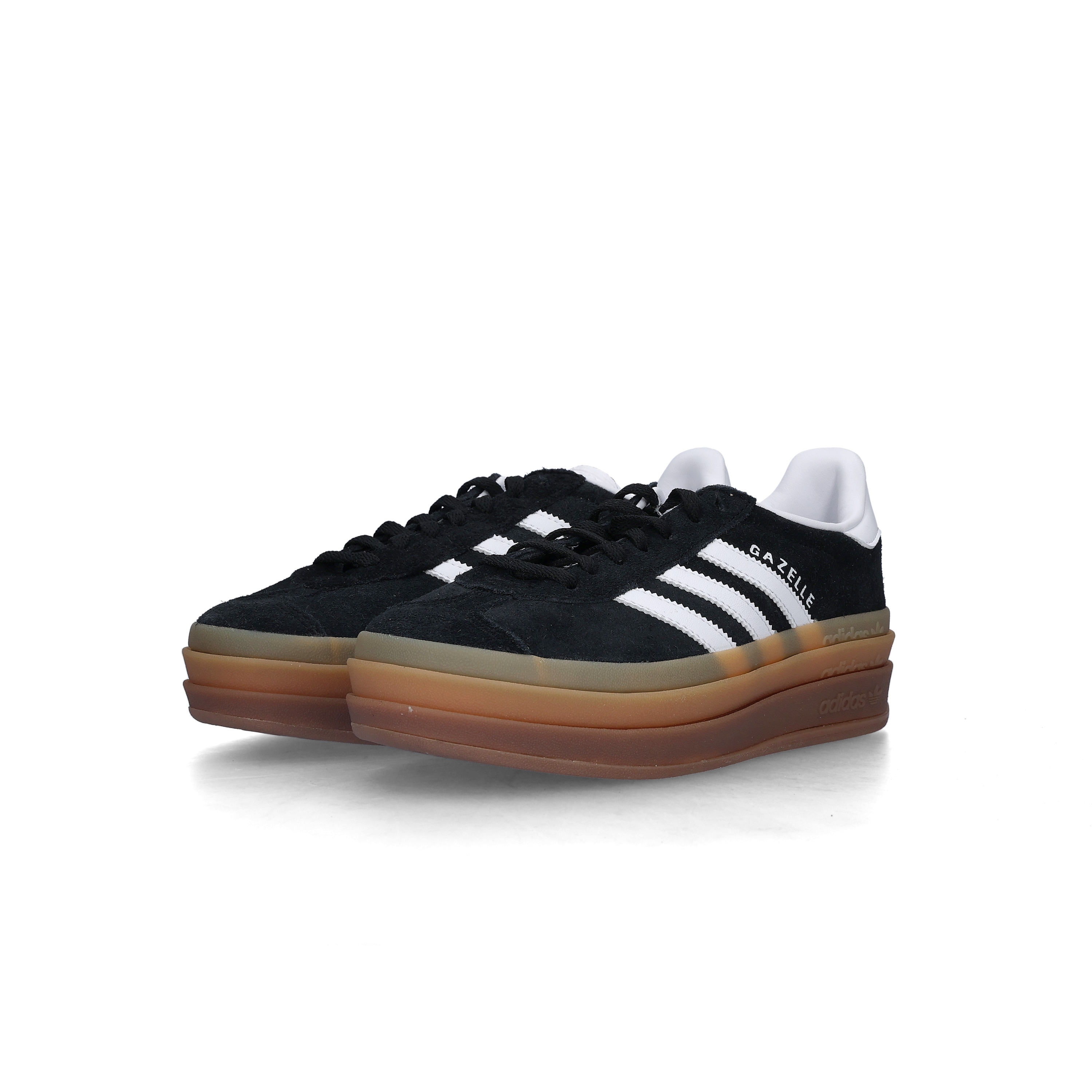 (W) 아디다스 가젤 볼드 코어 블랙 클라우드 화이트 | KREAM