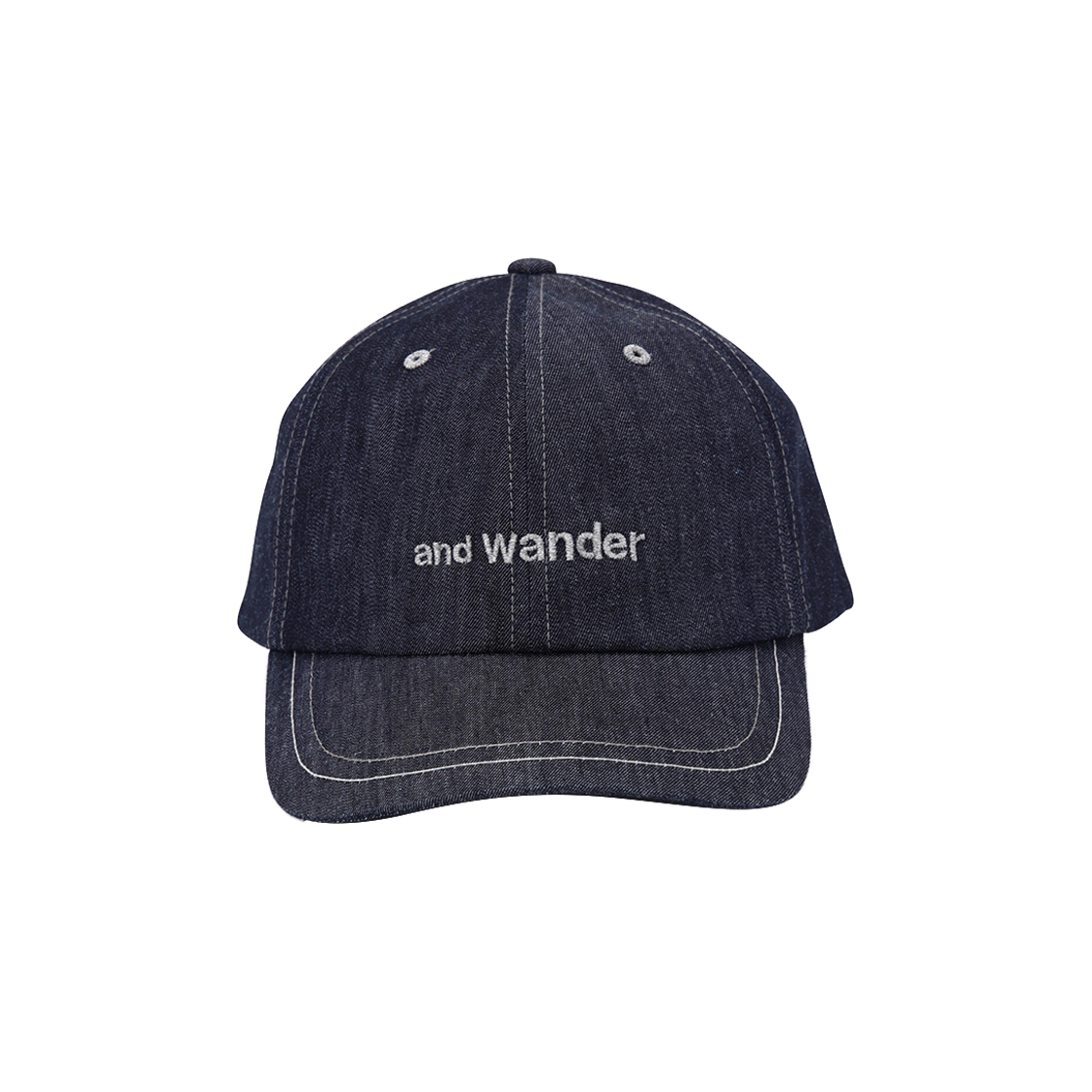 앤드 원더 드라이 데님 캡 네이비 | And Wander | KREAM