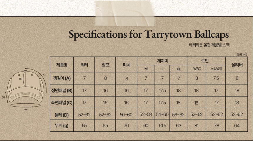 태리타운 서머 코듀로이 랄프 볼캡 레몬 | Tarrytown | KREAM