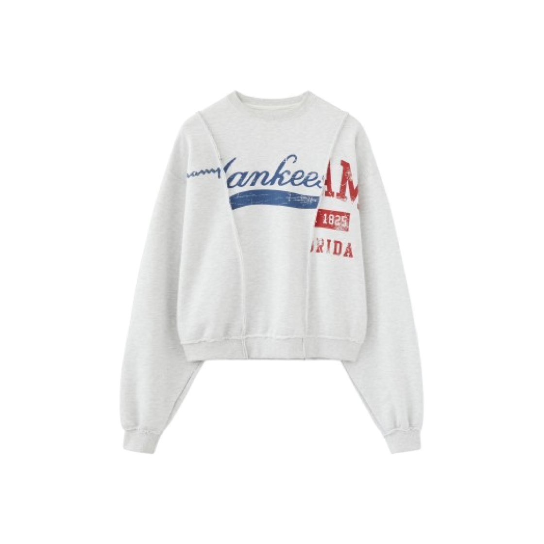 디엔에스알 리워크드 스웨트 셔츠 그레이 | DNSR | KREAM