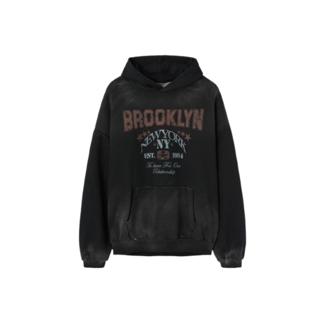 디엔에스알 썰파 다잉 브루클린 후디 블랙 | DNSR | KREAM