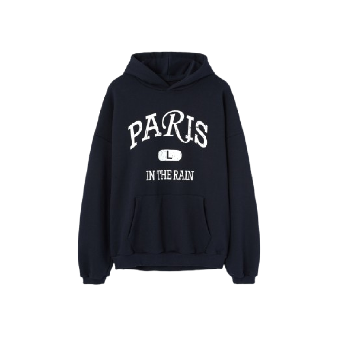 디엔에스알 오버사이즈 Paris 후디 네이비 | DNSR | KREAM