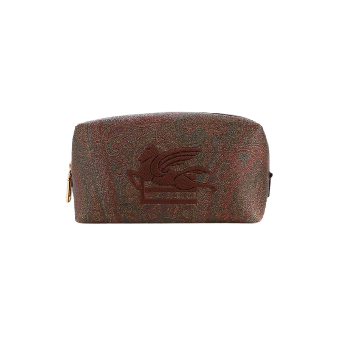 에트로 페가소 자수 파우치 브라운 | Etro | KREAM