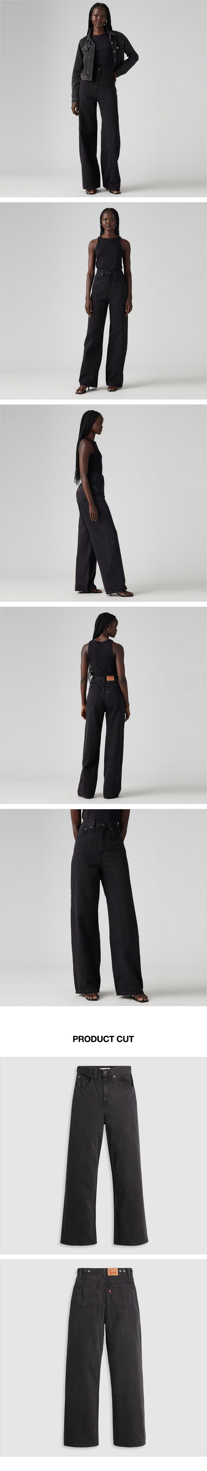 리바이스 우먼 신치 배기 진 블랙 | Levi's | KREAM