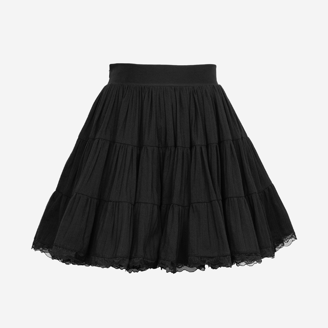 러프넥 폼폼 볼륨 스커트 블랙 | Roughneck | KREAM