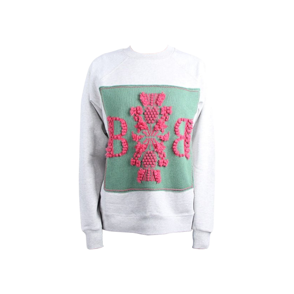 (W) 배리 로고 캐시미어 스웨트셔츠 그레이 | Barrie | KREAM