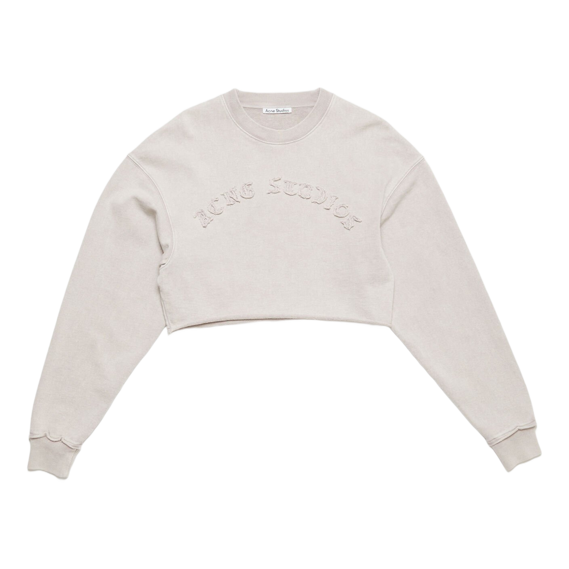 (W) 아크네 스튜디오 로고 스웨터 모브 그레이 | Acne Studios | KREAM