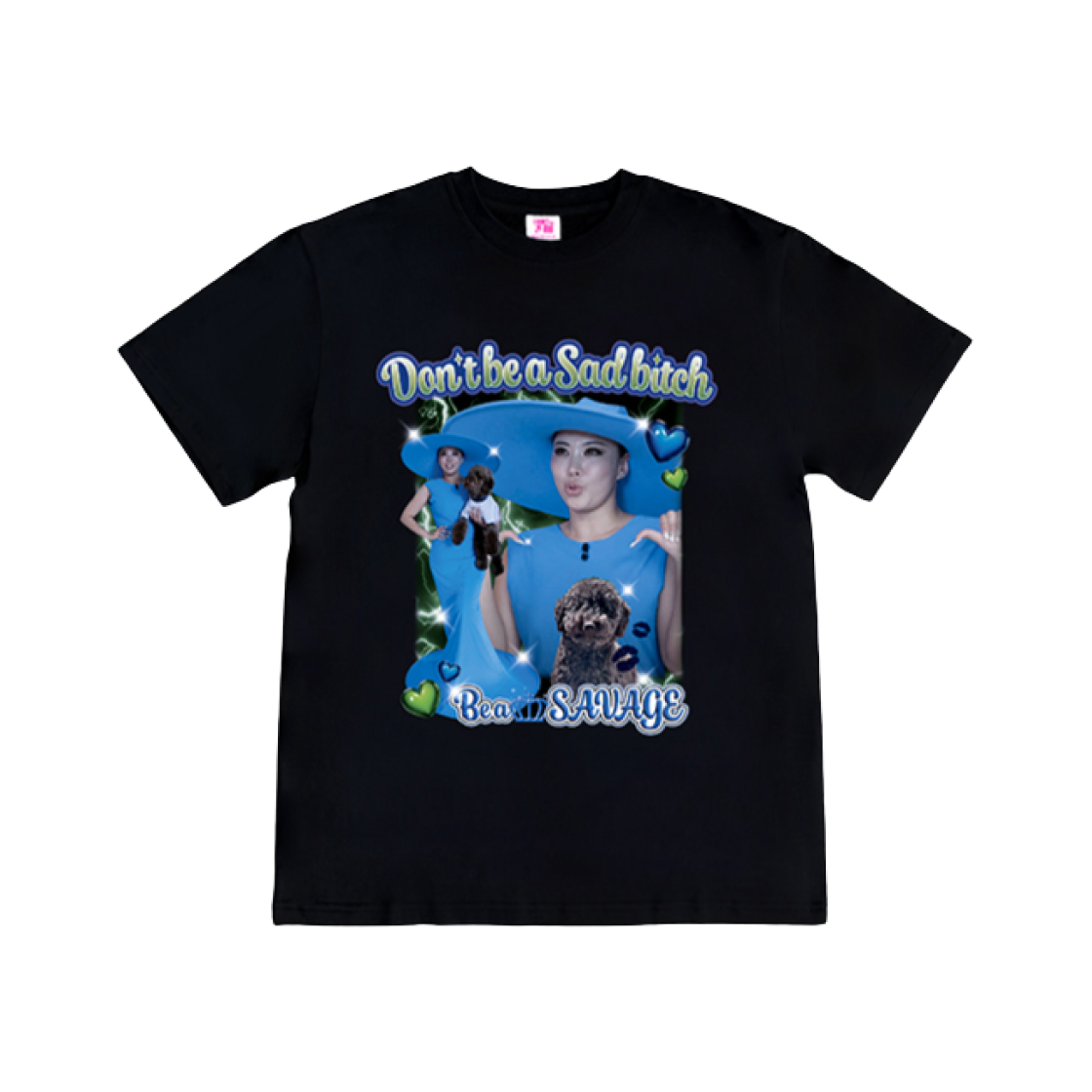 퀸가비 블루 가비 숏슬리브 티셔츠 블랙 | Toys & Goods | KREAM