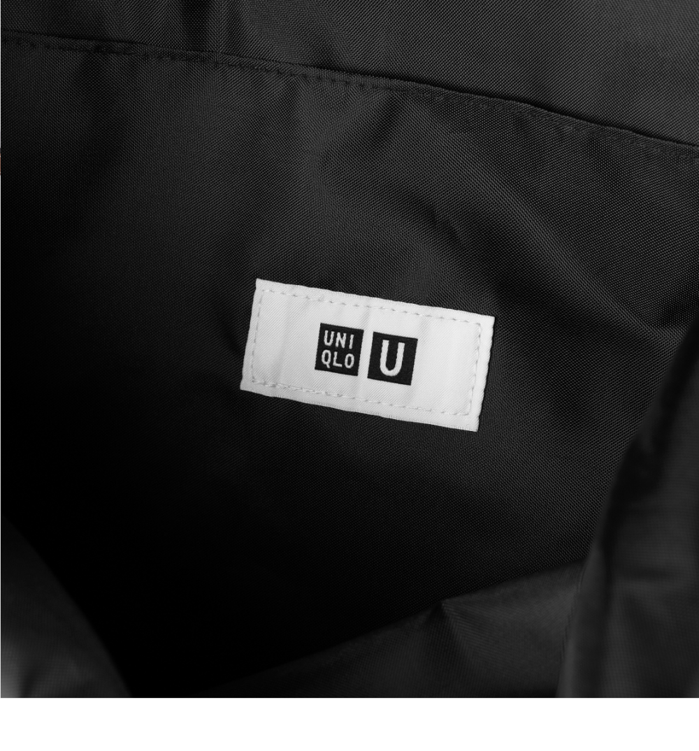유니클로 드로우스트링 숄더백 블랙 | Uniqlo | KREAM