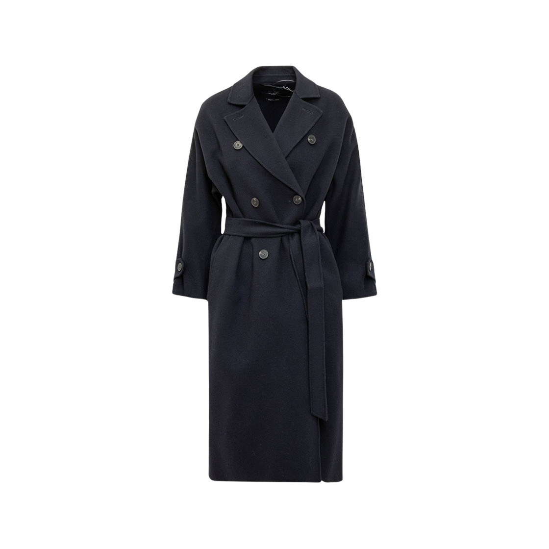 (W) 위켄드 막스마라 아페토 롱 울 트렌치 코트 블랙 | Max Mara | KREAM