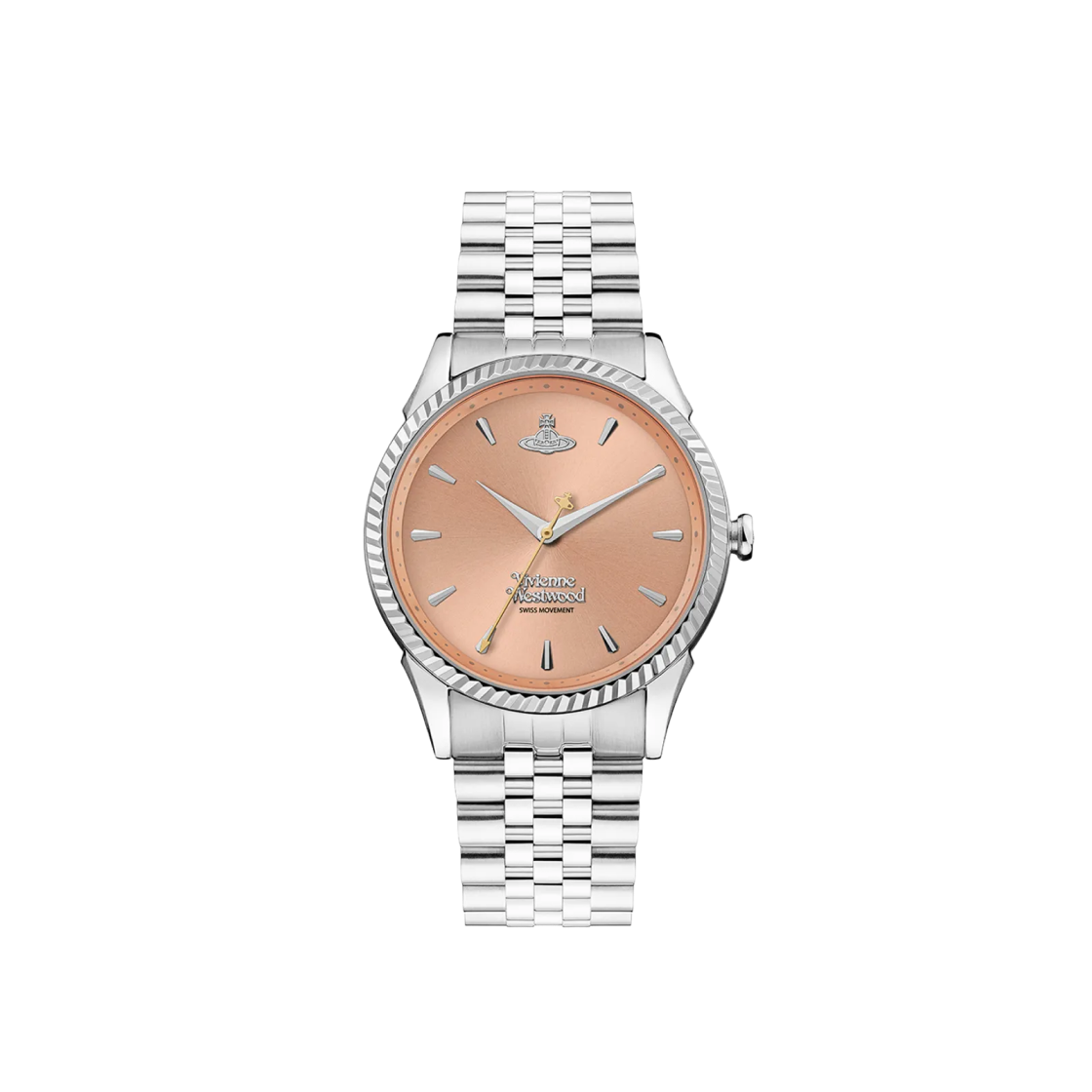 (W) 비비안 웨스트우드 세이모어 38mm 실버 핑크 | Vivienne Westwood | KREAM