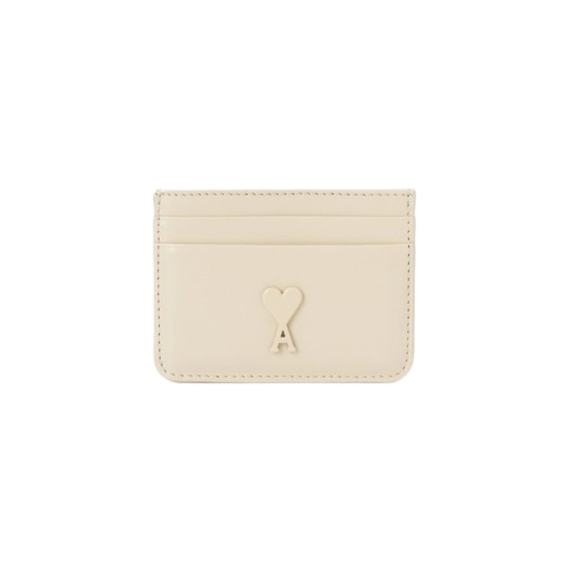 아미 하트 로고 레더 카드 홀더 크림 | AMI | KREAM
