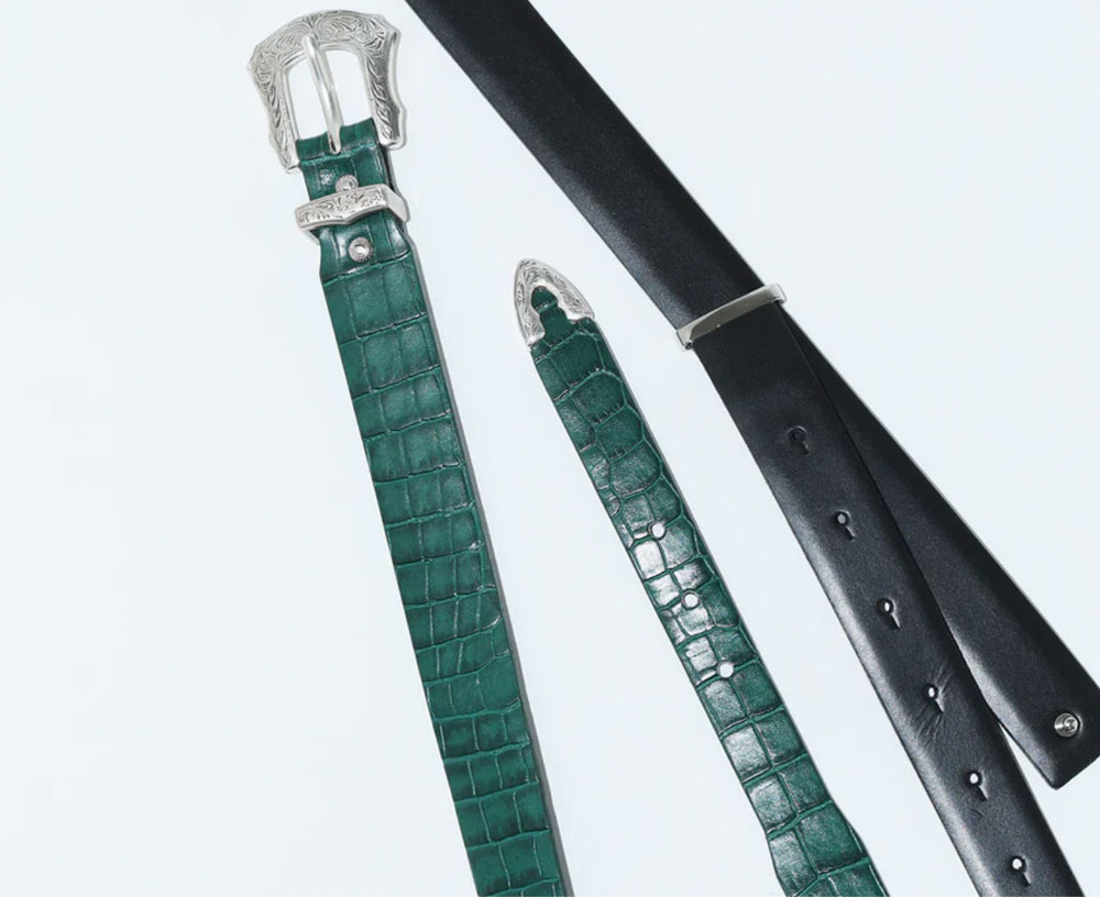 토가 투 메탈 버클 슬림 벨트 블랙 - 25SS | Toga | KREAM