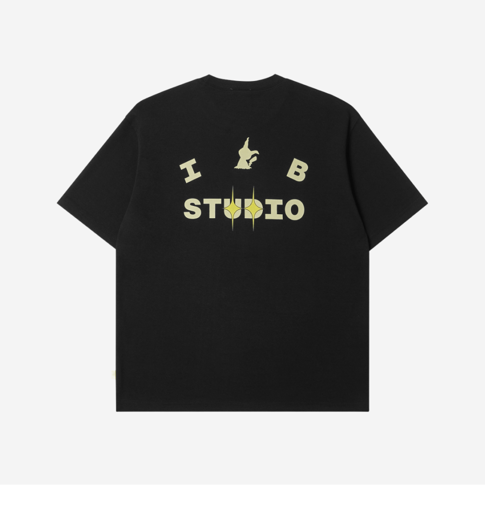 아이앱 스튜디오 x 포켓몬 따라큐 티셔츠 블랙 옐로우 | IAB Studio | KREAM