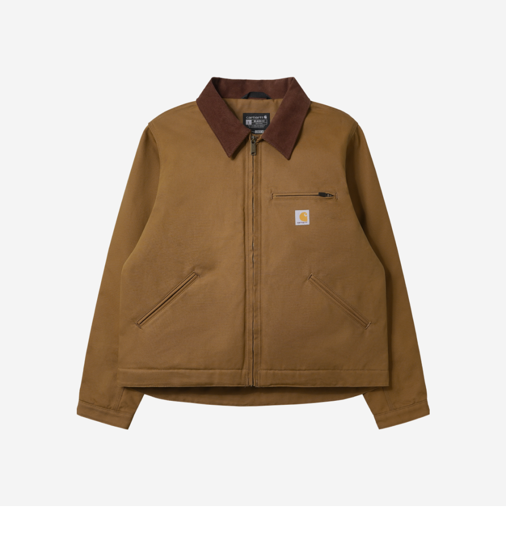 칼하트 블랭킷 라인드 릴렉스드 핏 레귤러 덕 디트로이트 자켓 칼하트 브라운 | Carhartt | KREAM