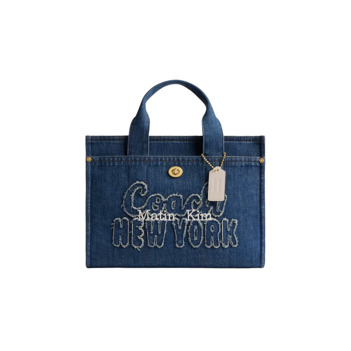 코치 x 마뗑킴 카고 토트백 인디고 | Coach | KREAM