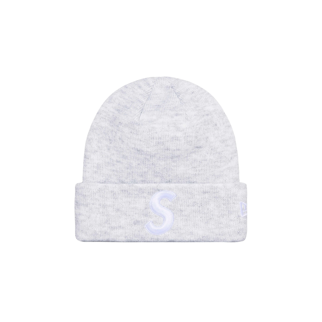 슈프림 뉴에라 S 로고 비니 애쉬 그레이 - 24FW | Supreme | KREAM