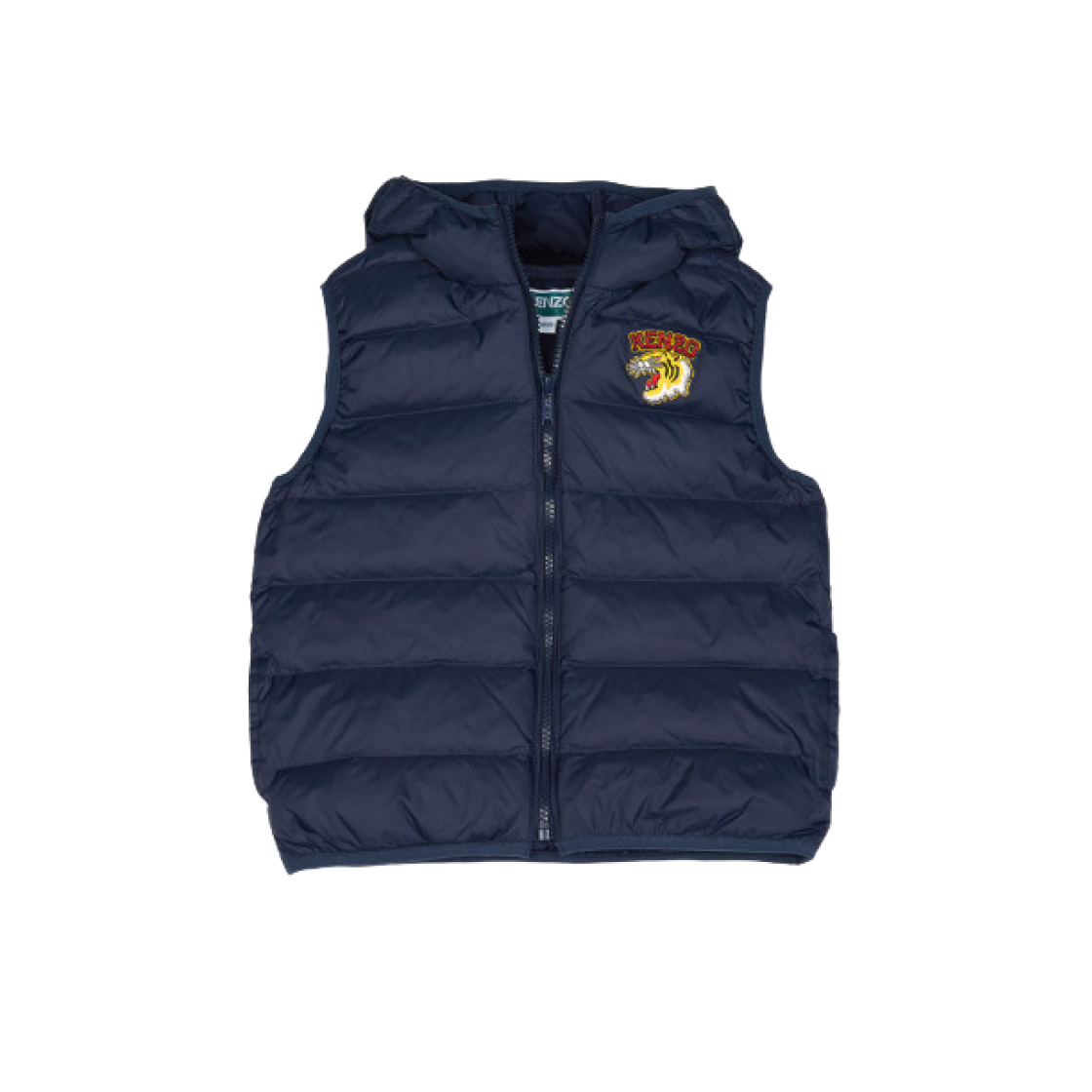 (키즈) 겐조 타이거 다운 베스트 네이비 블루 | Kenzo | KREAM