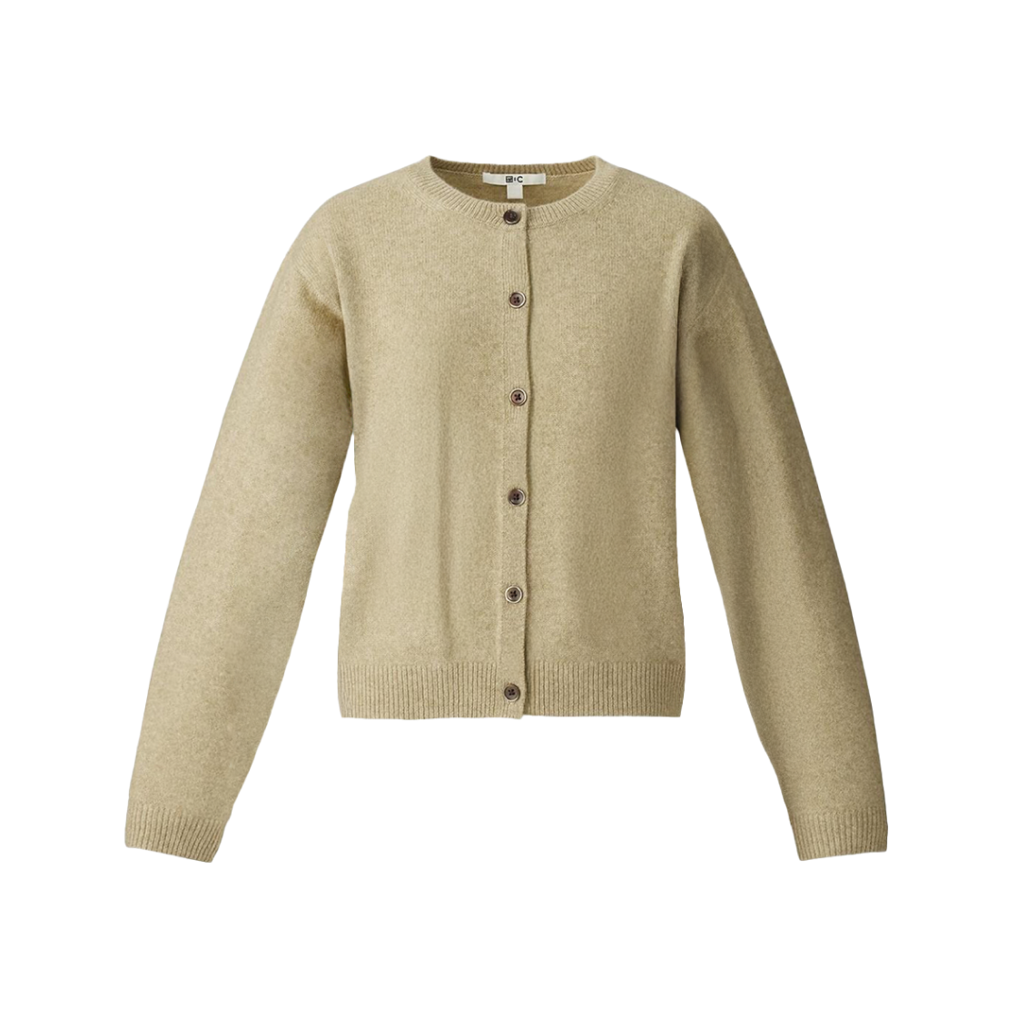 (W) 유니클로 C 캐시미어 크루넥 숏 가디건 베이지 - KR | Uniqlo | KREAM