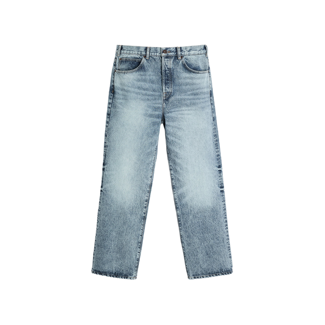 자라 앵클 스트레이트 레그 진 미드 블루 | Zara | KREAM