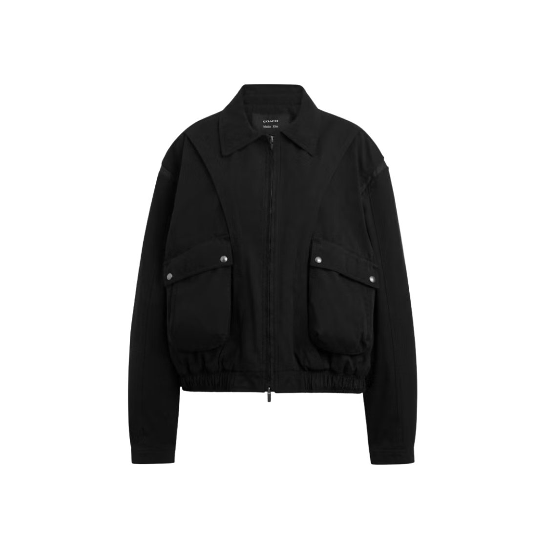(W) 코치 x 마뗑킴 컬러 블록 봄버 자켓 블랙 | Coach | KREAM
