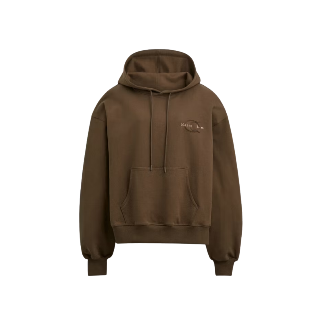 (W) 코치 x 마뗑킴 자수 오버사이즈 후드 브라운 | Coach | KREAM