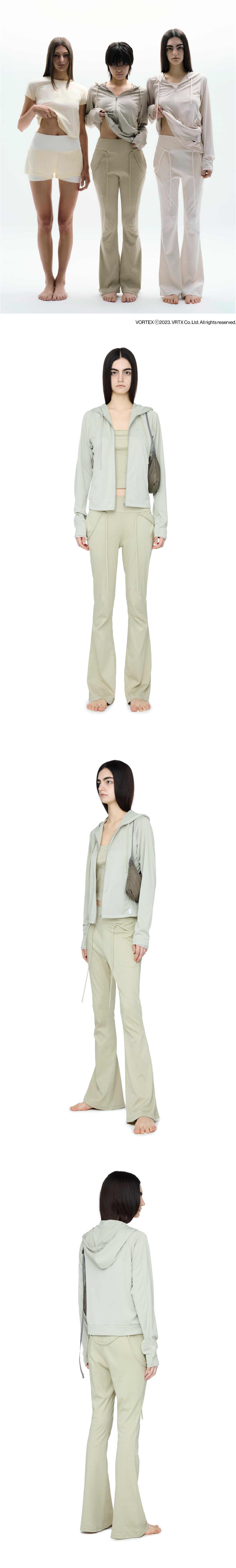 오호스 아이 플루이드 부츠컷 팬츠 01 카키 | OJOS | KREAM