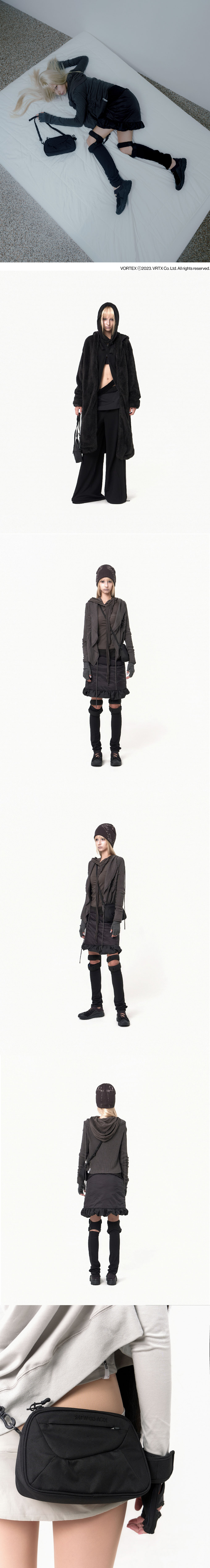 트래피조이드 나일론 호보 백 블랙 | OJOS | KREAM