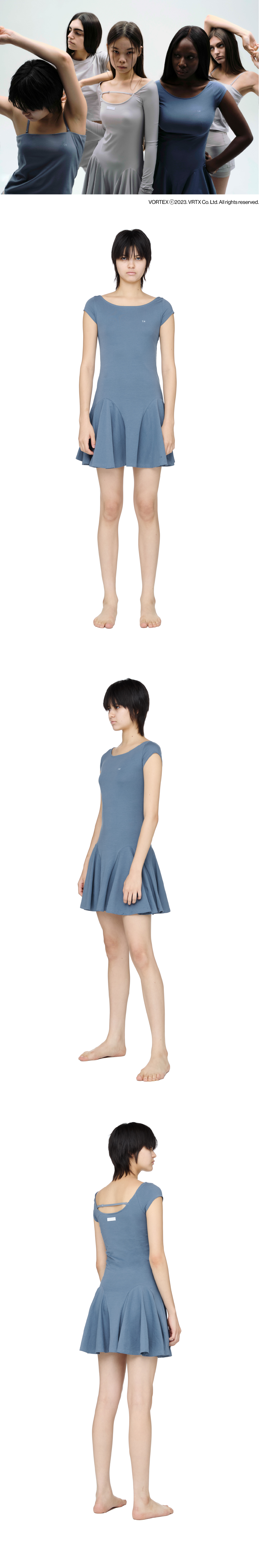 오호스 아이 플루이드 캡슬리브 드레스 01 스톤 블루 | OJOS | KREAM