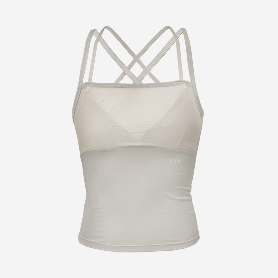 오호스 더블 스트랩 캐미솔 베이지 | OJOS | KREAM