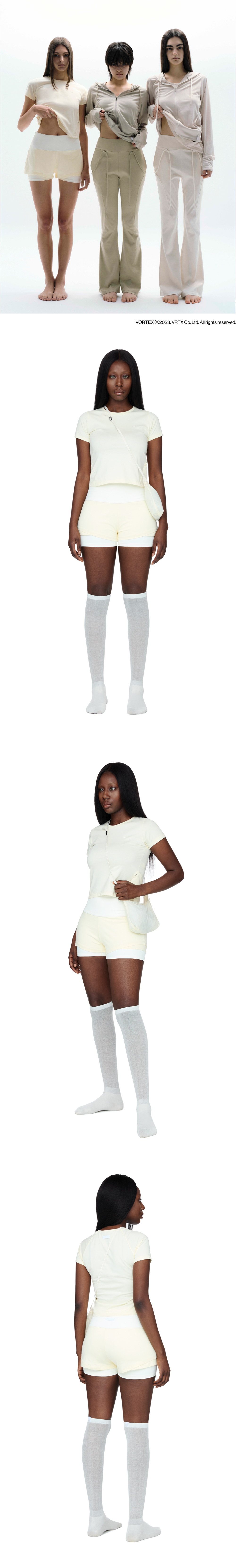 오호스 아이 겔 쇼츠 01 아이보리 | OJOS | KREAM