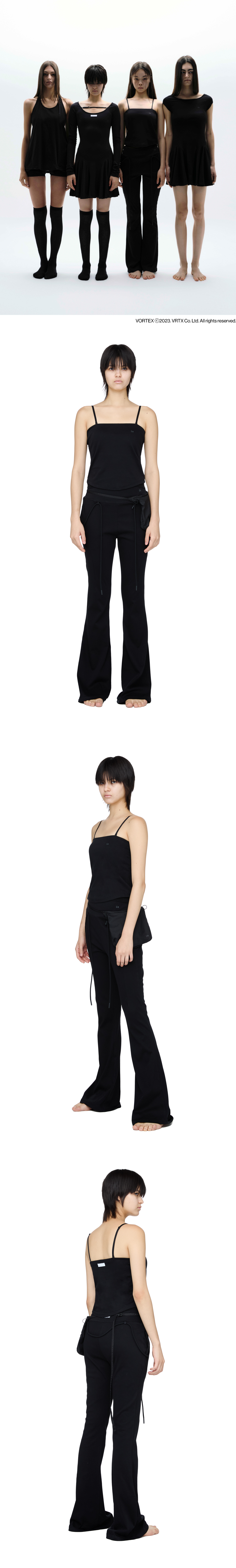 오호스 아이 플루이드 부츠컷 팬츠 01 블랙 | OJOS | KREAM