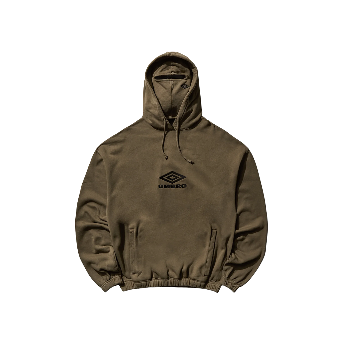 엄브로 x 슬램잼 로고 마스크 후드 아미 그린 | Umbro | KREAM