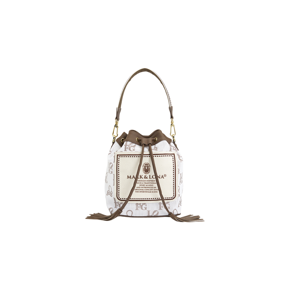 마크 앤 로나 에버 모노그램 메쉬 신치백 브라운 | Mark & Lona | KREAM