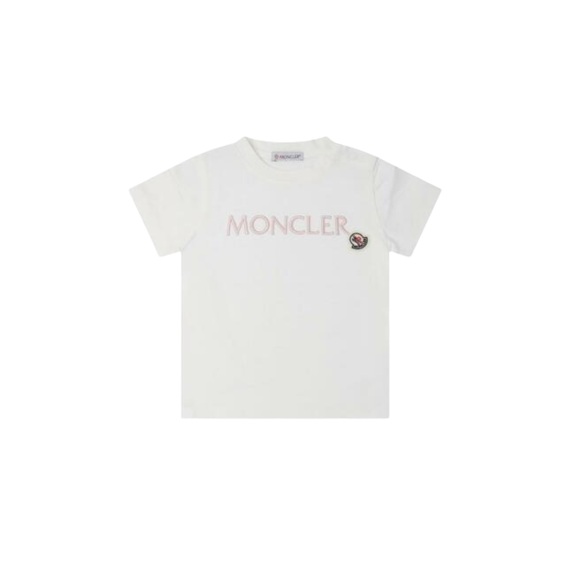 (키즈) 몽클레르 로고 티셔츠 화이트 - 25SS | Moncler | KREAM