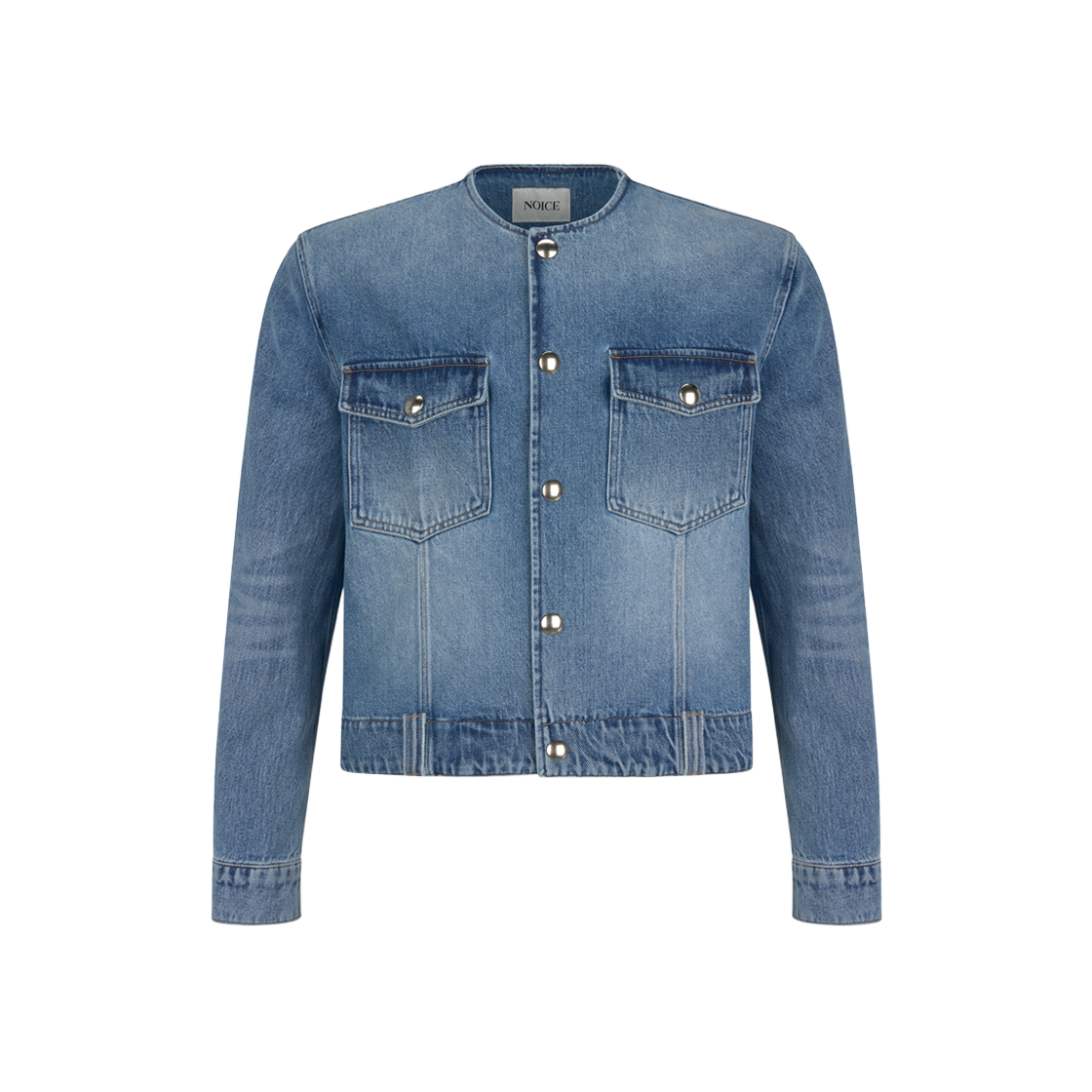 노이스 퓨어 카라 워시드 데님 자켓 블루 | Noice | KREAM