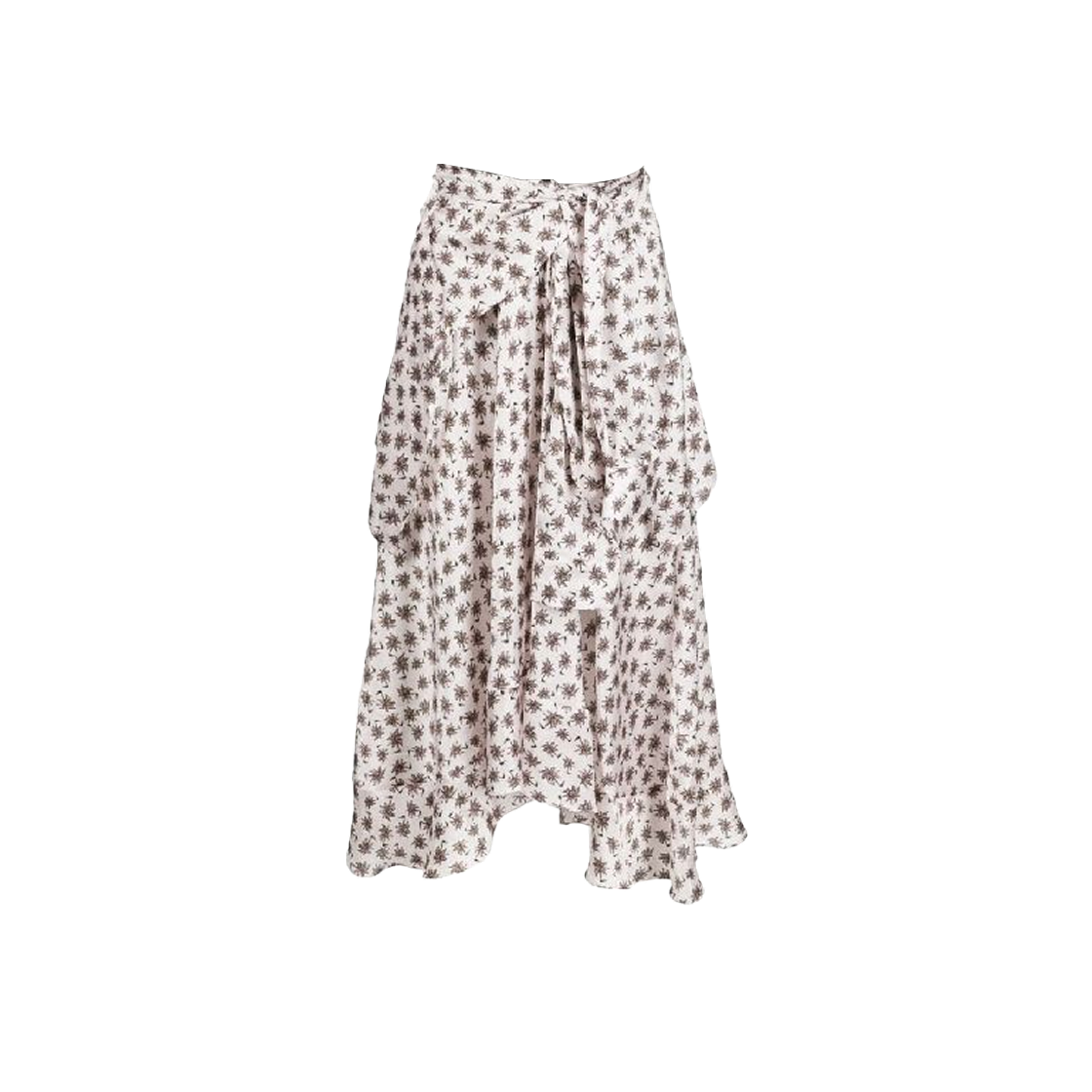 (W) 마쥬 노티드 드레스 팜 프린트 미니 팜 | Maje | KREAM